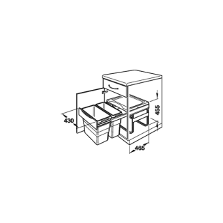 SELECTIVE SORTING BIN 49 LITER
